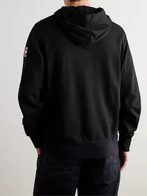 Canada Goose Huron Organic Cotton-jersey Hoodie - Black