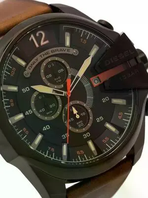 DIESEL® Dz4343 Mega Chief Chronograph 51mm Watch - Black