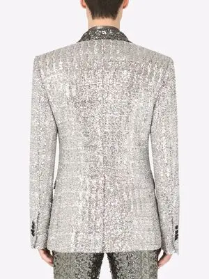 Dolce & Gabbana Sicilia-fit Sequin-embellished Double-breasted Blazer