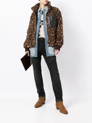 Amiri Leopard-print Bomber Jacket