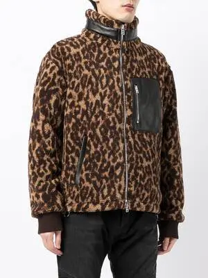 Amiri Leopard-print Bomber Jacket