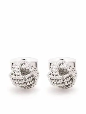 Tateossian Braided-knot Cufflinks - Silver
