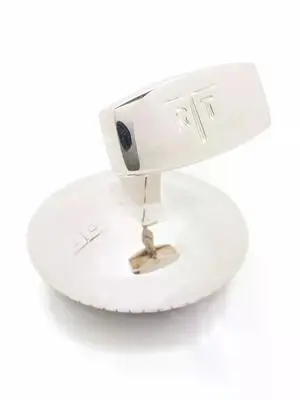 Tateossian Engraved Onyx Cufflinks