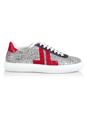 LANVIN Lanvin Glen Low Top Glitter Sneakers - Glitter