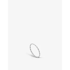 Monica Vinader Corda Sterling Silver Ring Silver