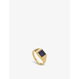 Monica Vinader Corda Recycled Vermeil Sterling Silver Ring - Gold