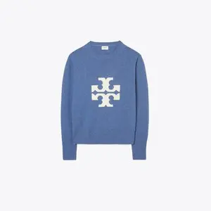 Tory Burch Cashmere Logo Crewneck