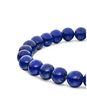 David Yurman Spiritual Beads Bracelet With Lapis Lazuli - Blue/silver