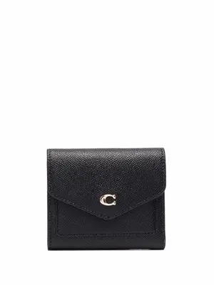 COACH Wyn Leather Wallet - Black