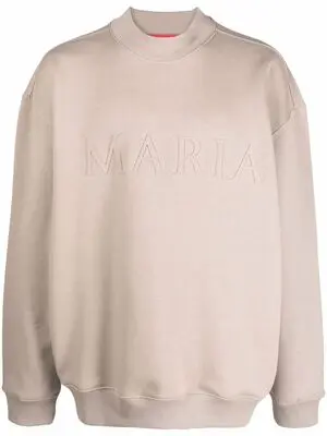 032C Maria Embossed Cotton Sweatshirt