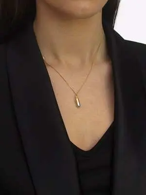 TRUE ROCKS Mini Pill Pendant Necklace - Gold