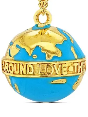 TRUE ROCKS Globe Pendant Necklace - Gold