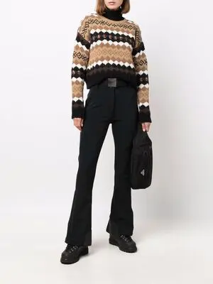 Goldbergh Flared Buckle-detail Trousers