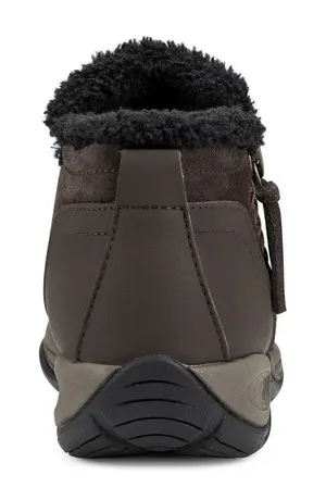 Easy Spirit Epic Water Resistant Ankle Boots - Chocolate