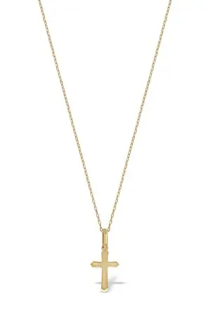 Bony Levy 14k Gold Cross Pendant Necklace