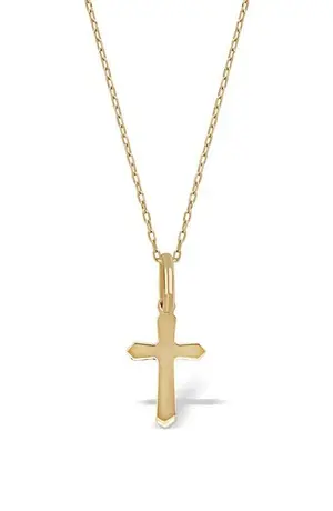 Bony Levy 14k Gold Cross Pendant Necklace