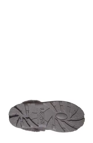 UGG Coquette Genuine Shearling Lined Slipper - Grey