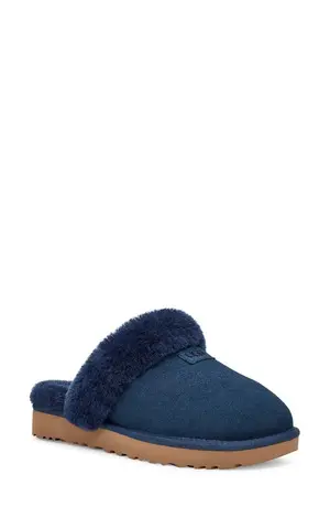 UGG UGG Coquette Genuine Shearling Lined Slipper Navy