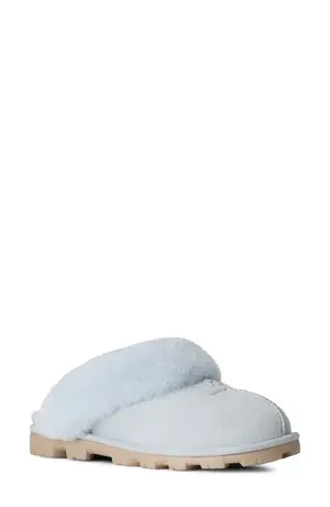 UGG Coquette Genuine Shearling Lined Slipper - Sky Blue