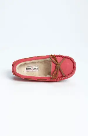 Minnetonka Cassie Slipper - Hot Pink