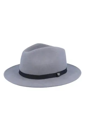 Brixton Brixton Messer Packable Fedora Charcoal