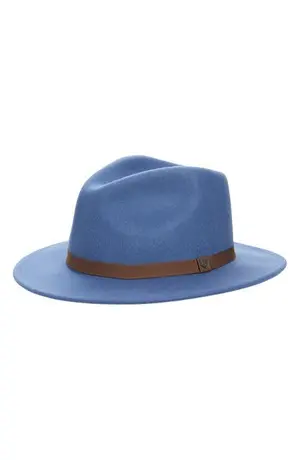 Brixton Brixton Messer Packable Fedora Slate Blue