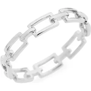 Bony Levy Link Ring White Gold