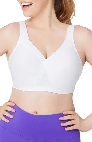 GLAMORISE Magiclift® Seamless Sports Bra - White