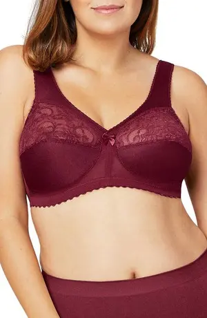 GLAMORISE Magiclift® Original Support Bra Burgundy