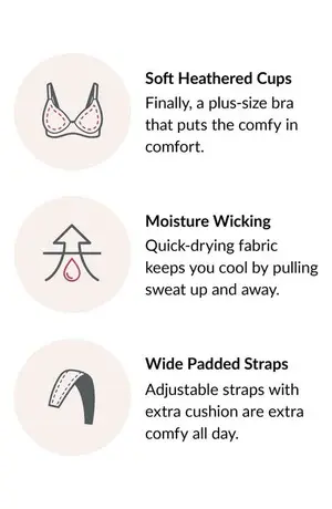 GLAMORISE Magiclift® Moisture Control Bra - Brown