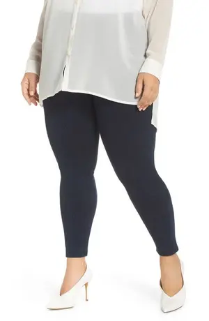 Lyssé High Rise Stretch Denim Leggings - Indigo