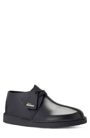 Clarks Desert Trek Chukka Boot - Blk Smooth Lea
