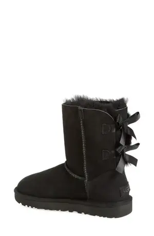 UGG Bailey Bow Ii Genuine Shearling Boots - Blk