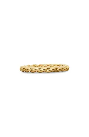 David Yurman Paveflex Ring In 18k Gold - Yellow Gold