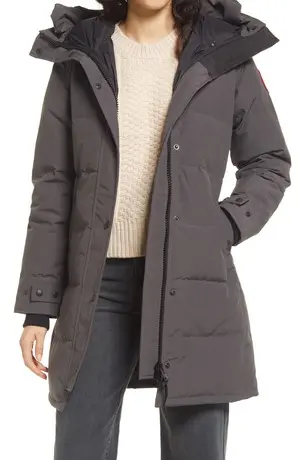 Canada Goose Canada Goose Shelburne Water-Resistant Down Parka Graphite - Graphite