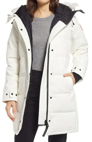 Canada Goose Canada Goose Shelburne Water-Resistant Down Parka North Star White
