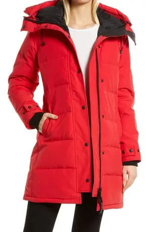 Canada Goose Shelburne Water Resistant 625 Fill Power Down Parka - Red