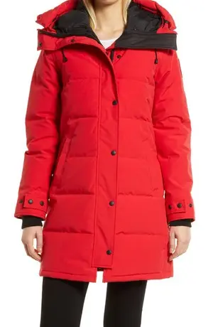 Canada Goose Shelburne Water-resistant Down Parka - Red