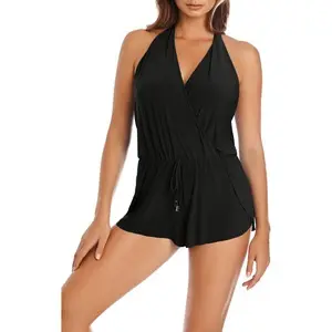 Magicsuit Magicsuit® Bianca One-Piece Romper Swimsuit Black
