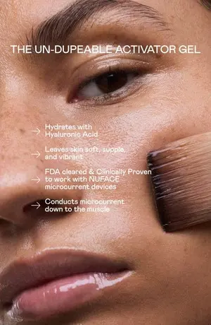NUFACE® Aqua Gel Hydrating Microcurrent Activator With Hyaluronic Acid - No Color