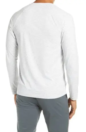 RHONE Reign Long Sleeve T-shirt - Gray Space Dye