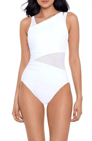 Miraclesuit MIRACLESUIT Illusionist Azura One-Piece Swimsuit White