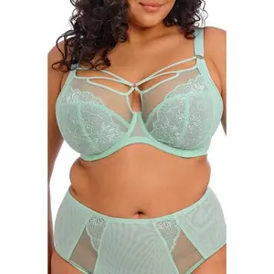 Elomi Brianna Underwire Strappy Plunge Bra Frozen