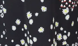 STANDARDS & PRACTICES Tie Waist Printed Midi Dress