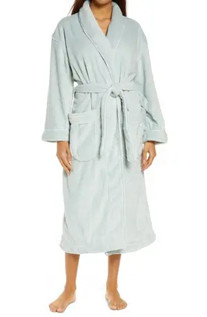 Majestic International Darlington Fleece Robe - Sage