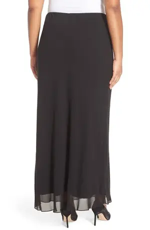 Alex Evenings Chiffon Maxi Skirt