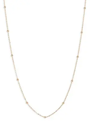 Bony Levy Bony Levy 14k Gold Ball Bead Chain Necklace Yellow Gold