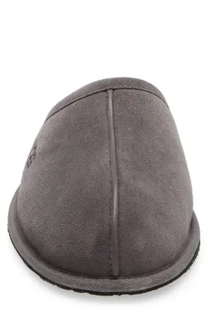 UGG Genuine Shearling Scuff Slipper - Dgry