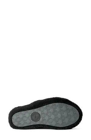 UGG Fluff Yeah Slingback Sandal - Black/dark Shadow