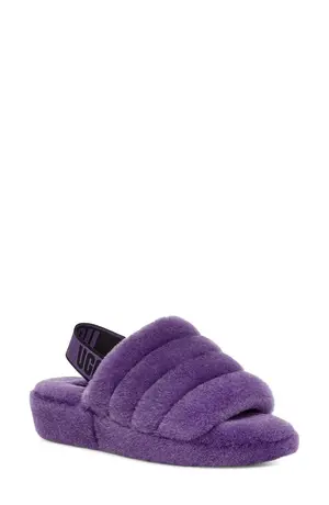 UGG Fluff Yeah Slingback Sandal Mussel Shell